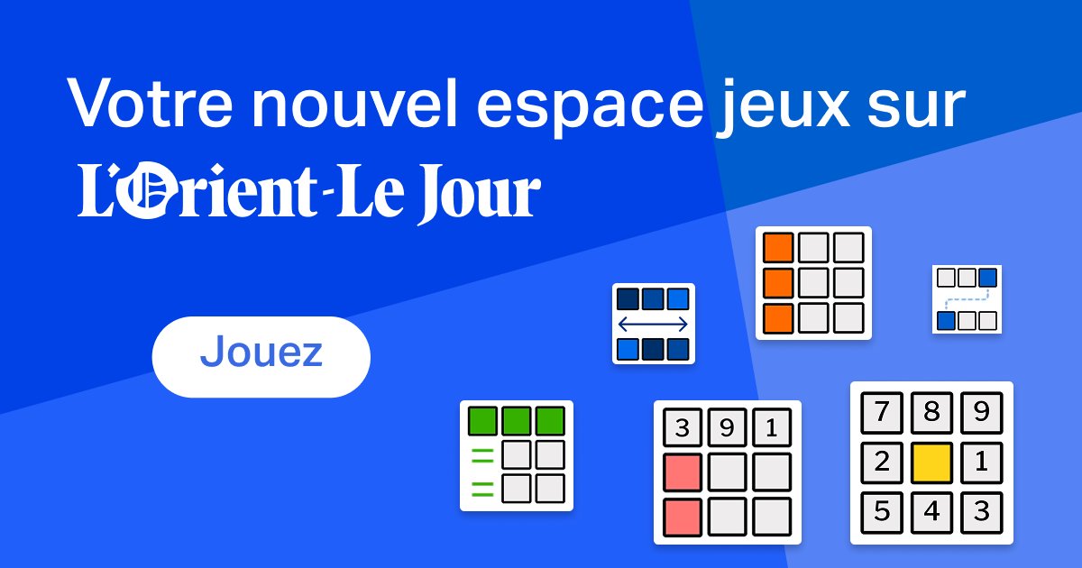 Jeux play - L'Orient-Le Jour