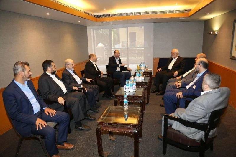 MP Hassan Mrad receives Hamas political bureau chief - L'Orient Today