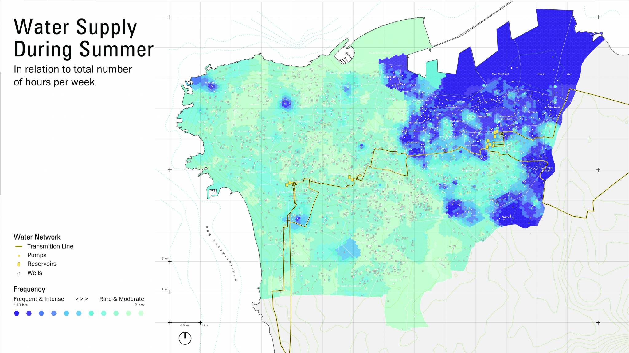 Why are Beirut’s water shortages worse on the west side of the city ...