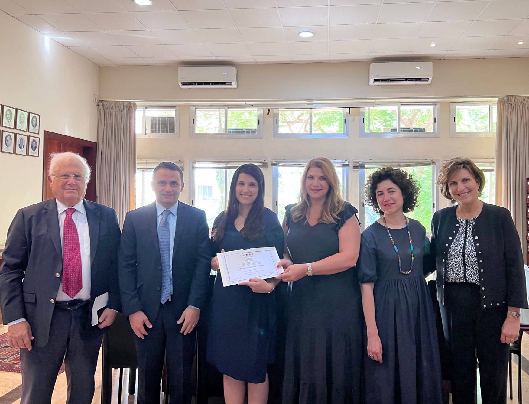 Remise du prix Émile Tyan 2021 à Gisèle Zouein - L'Orient-Le Jour