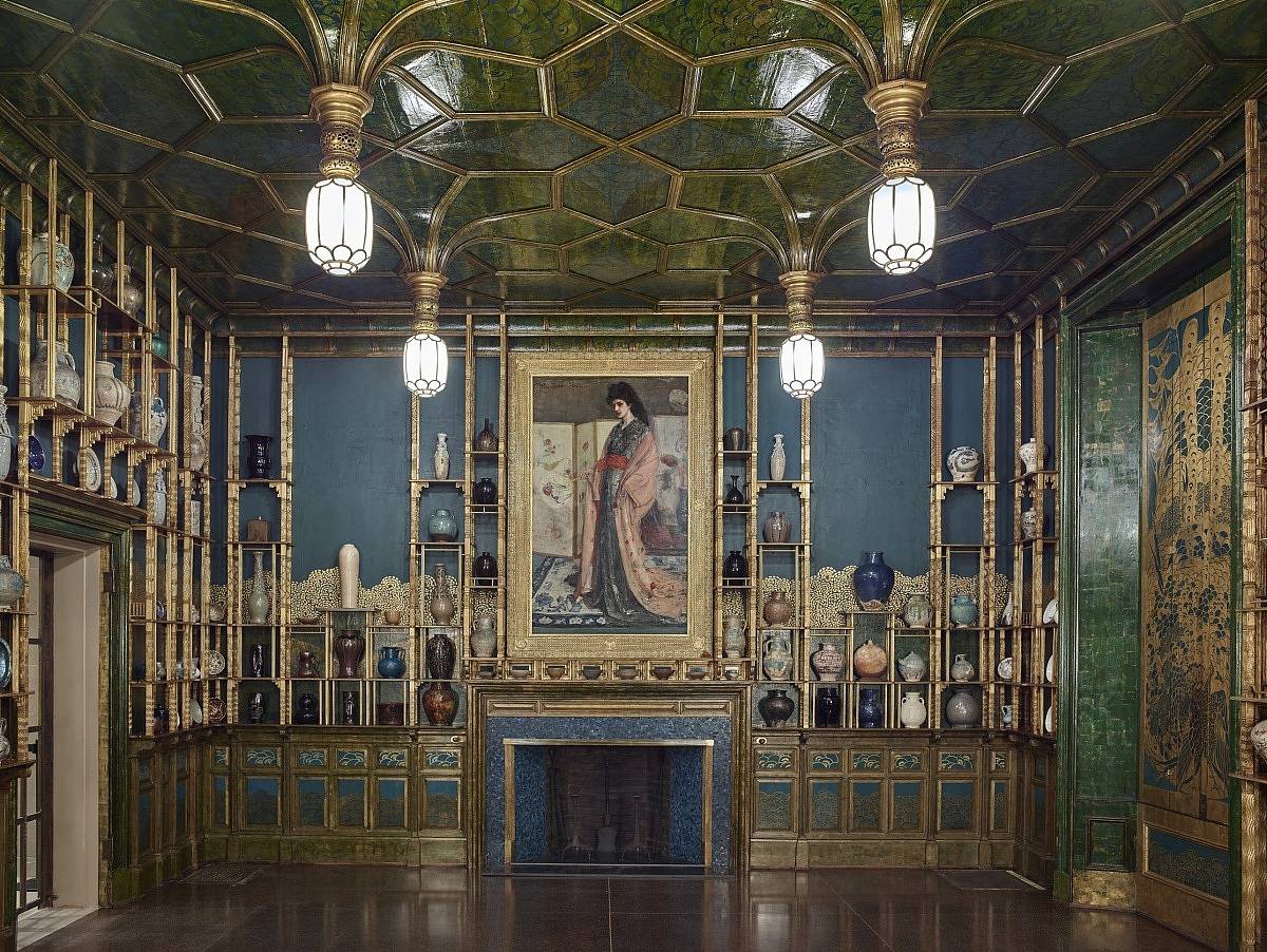 La Peacock Room, une installation-musée de l’art décoratif américano ...