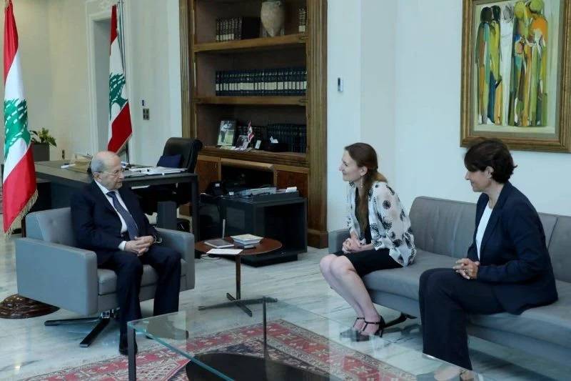 'No partnership with Israel,' Aoun tells French official - L'Orient Today