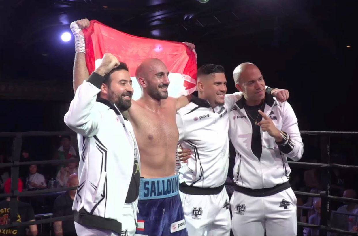 Nadim Salloum fait un pas de plus vers la ceinture de champion du monde ...