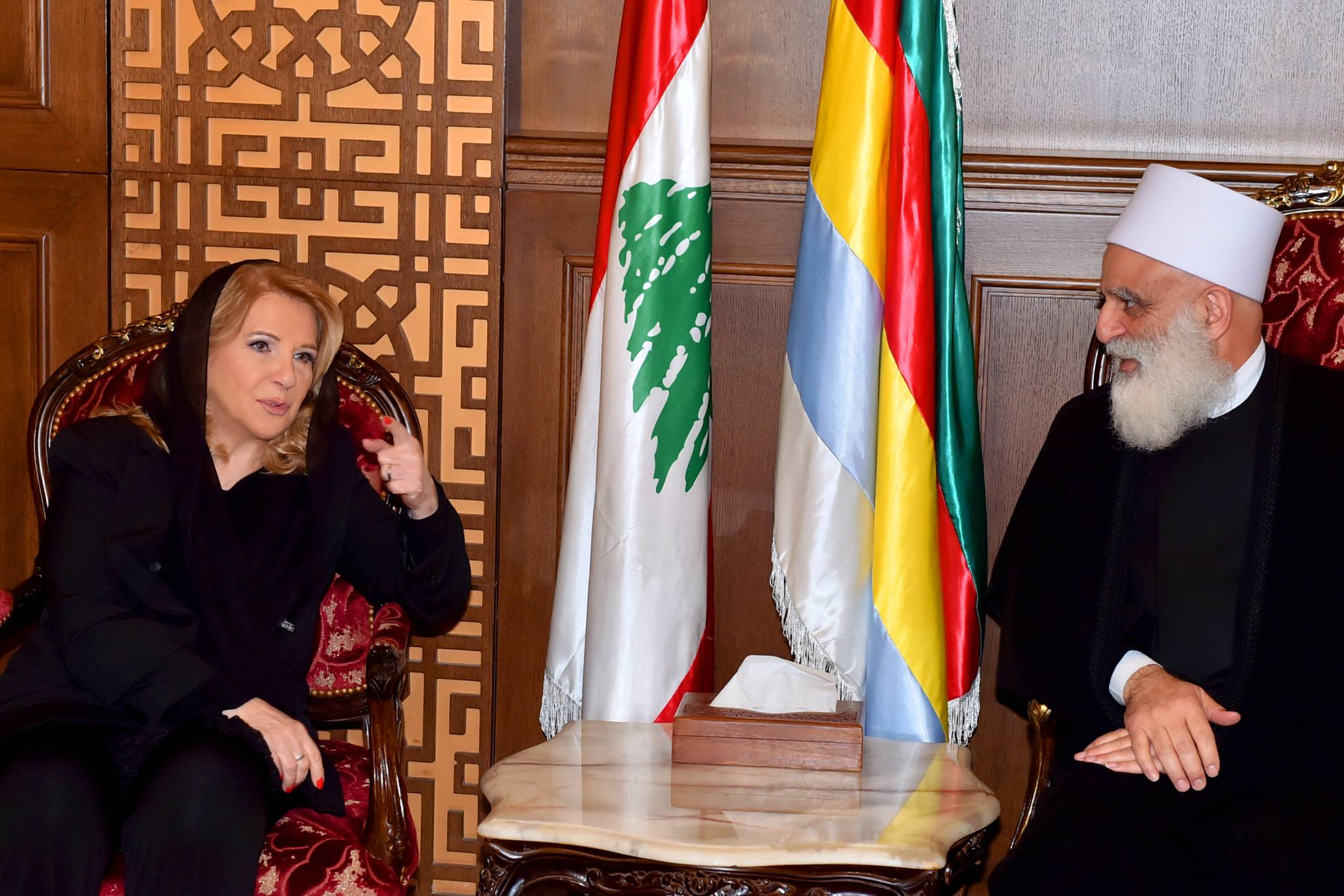 Leila Solh Hamadé annonce une donation au fonds humanitaire du cheikh ...