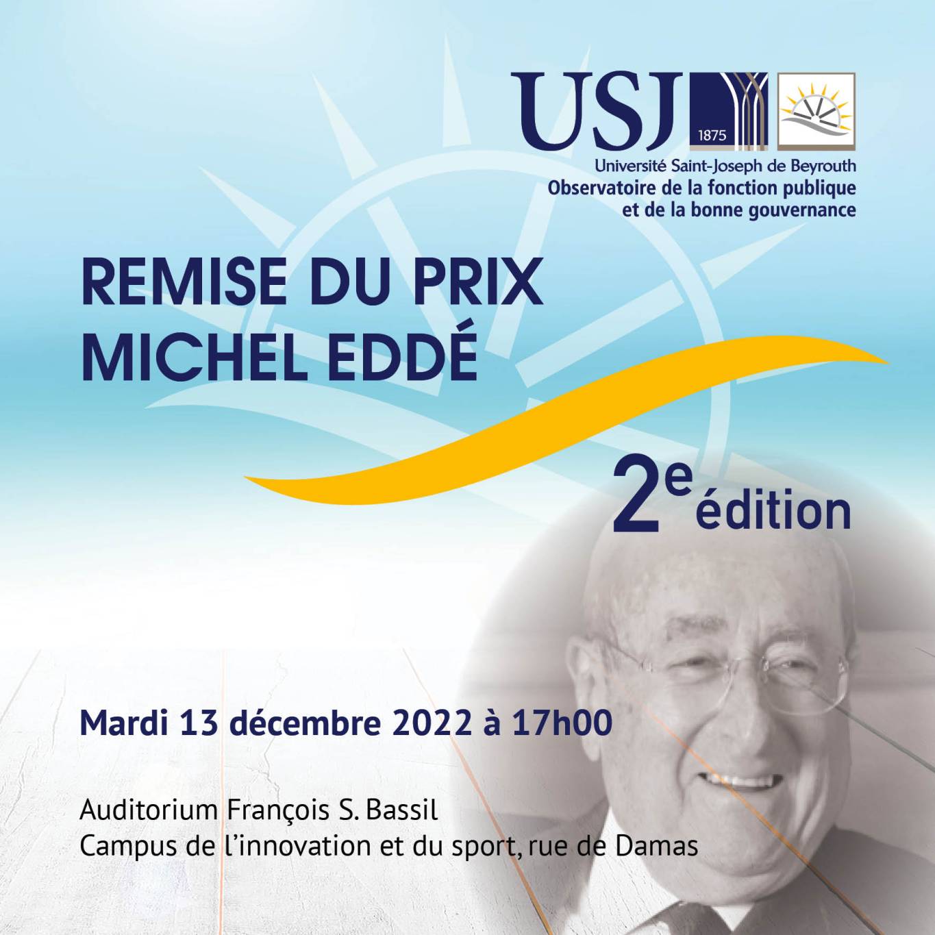 Remise du prix Michel Eddé, ce soir, à l’USJ - L'Orient-Le Jour