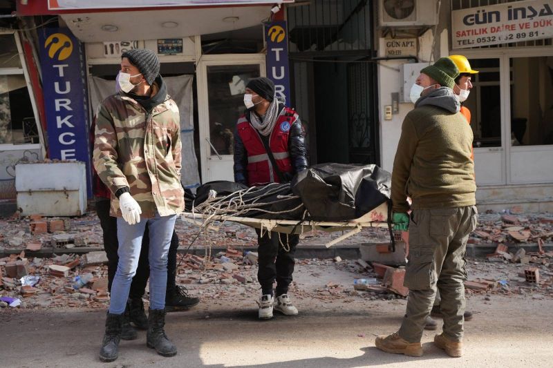 Turkey detains 12 over collapsed buildings after quake: report - L ...
