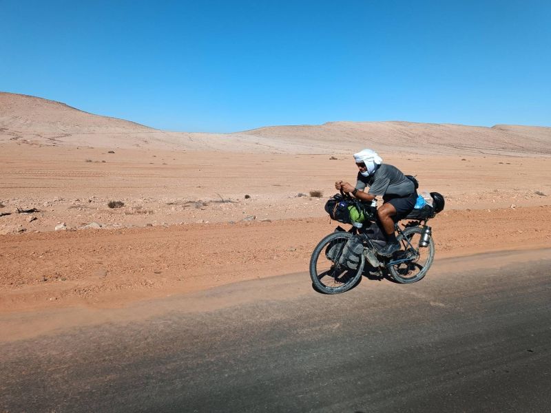 ‘No drama, mama’: Lebanese cyclist conquers Europe and Africa on two ...