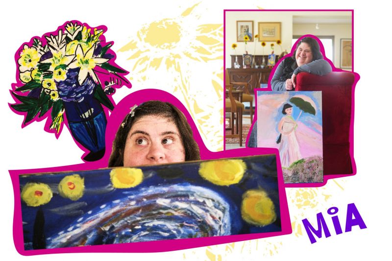 Spotlight on Mia: Painter and disability rights advocate - L'Orient Today