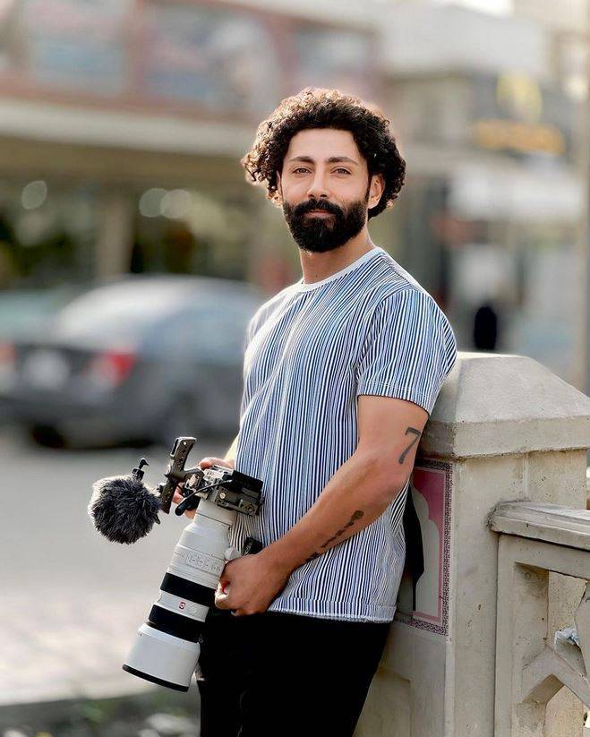 Killed in Lebanon: Mustafa Gharib, football boots on his feet, a camera ...