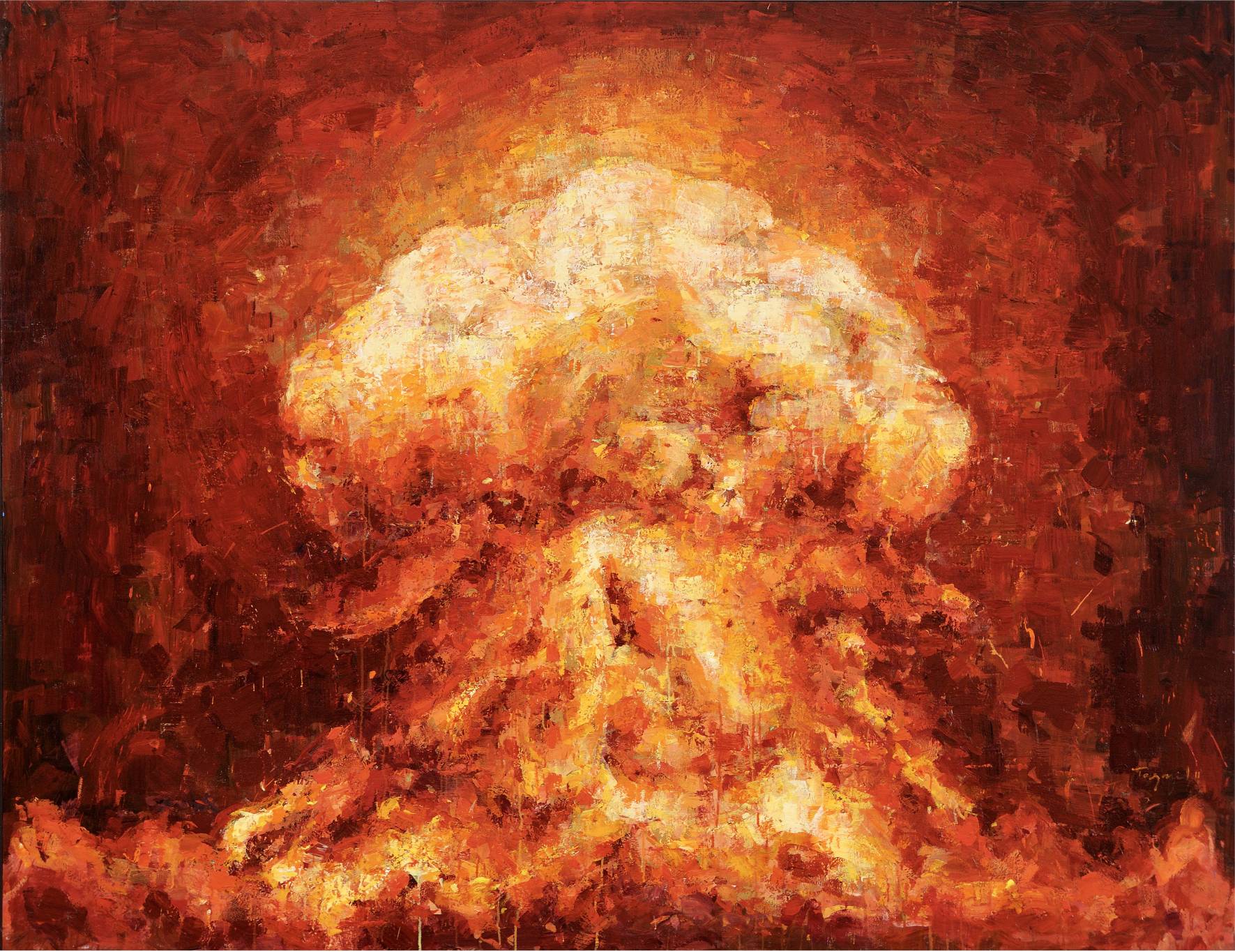 Quel effet cela fait-il de voir l’embrasement que l’on a peint devenir terrible réalité ? - L ...