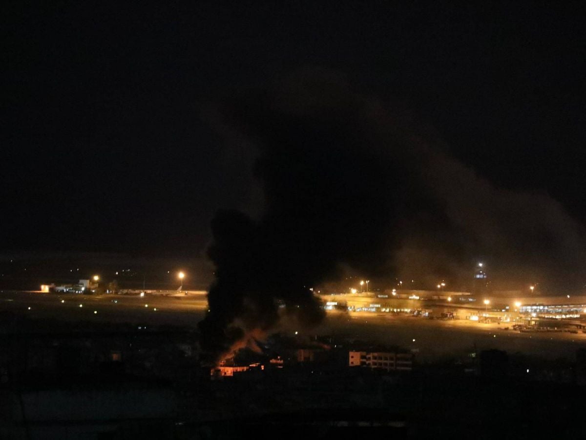 MEA plane in front of fireball, violent strike on Ghobeiri: What do we ...