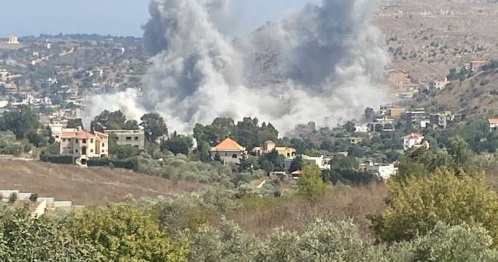 Clashes ongoing between Hezbollah and Israeli army south of Bint Jbeil ...
