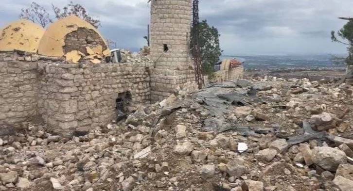 Au Liban-Sud, la citadelle de Chamaa en partie détruite par l'armée ...