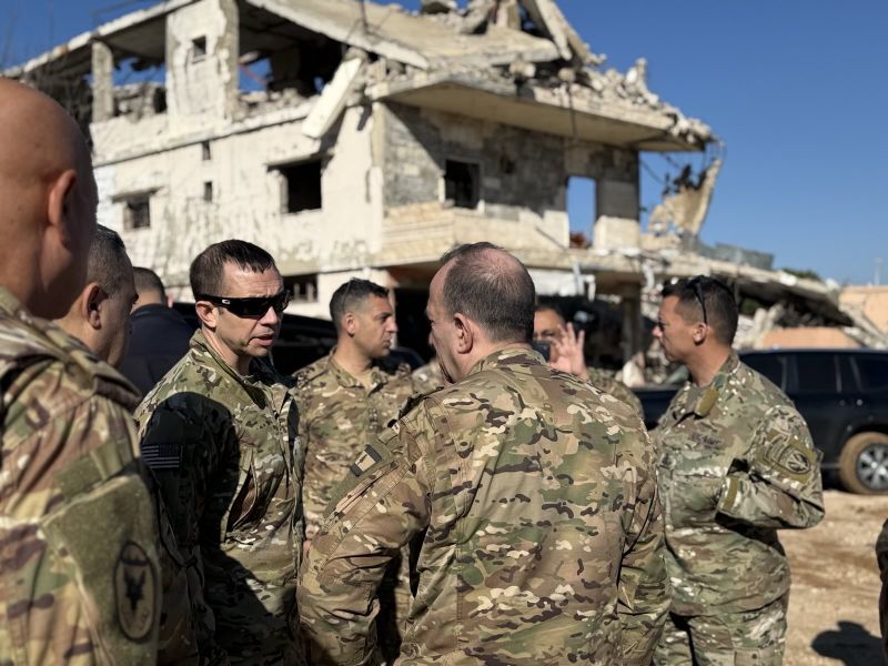 US General Jeffers tours Khiam with Lebanese Army, praises 'army ...