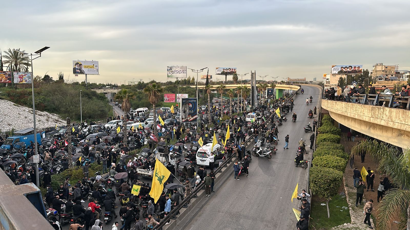 Hezbollah supporters protest Iranian flight ban, as Lebanese Army moves ...