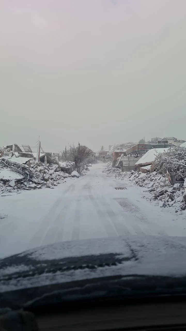 Lebanon blanketed in snow at low altitudes, as cold temperatures persist - L'Orient Today