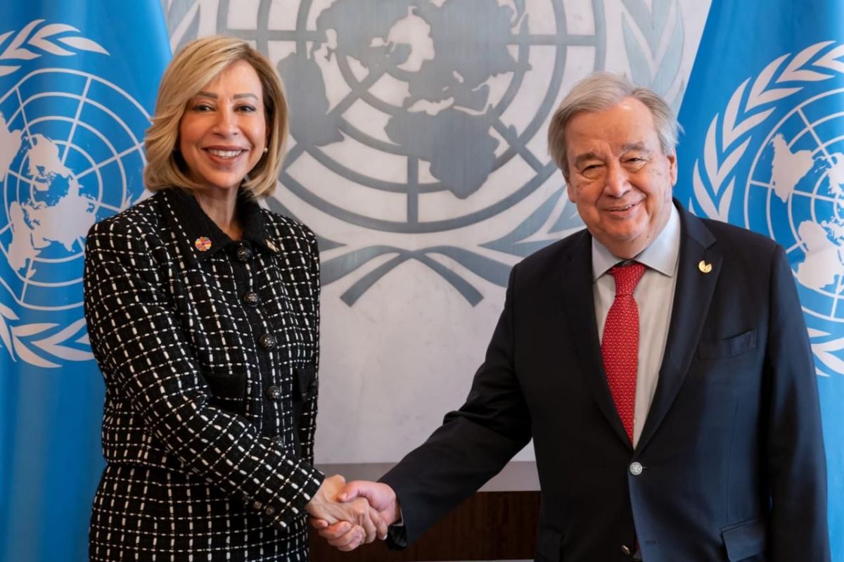 Neemat Aoun meets with the UN secretary-general and advocates for ...