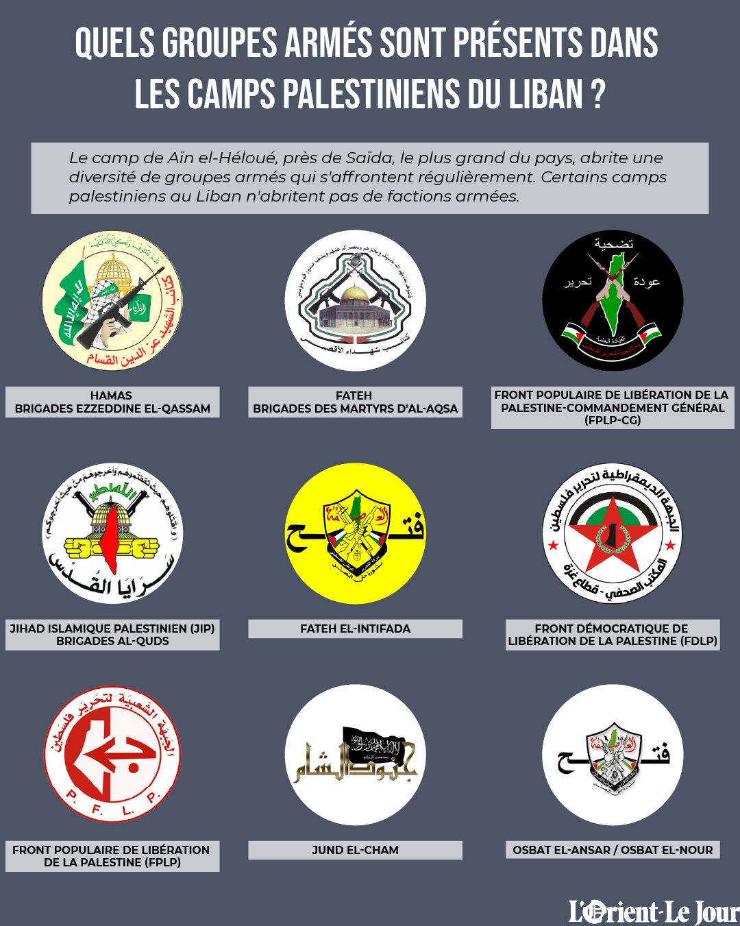 Les camps de réfugiés palestiniens au Liban : en cartes et images - L ...