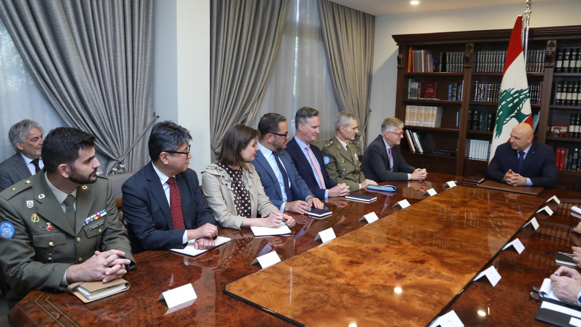 Aoun receives Jean-Pierre Lacroix: Lebanon is committed to maintaining ...