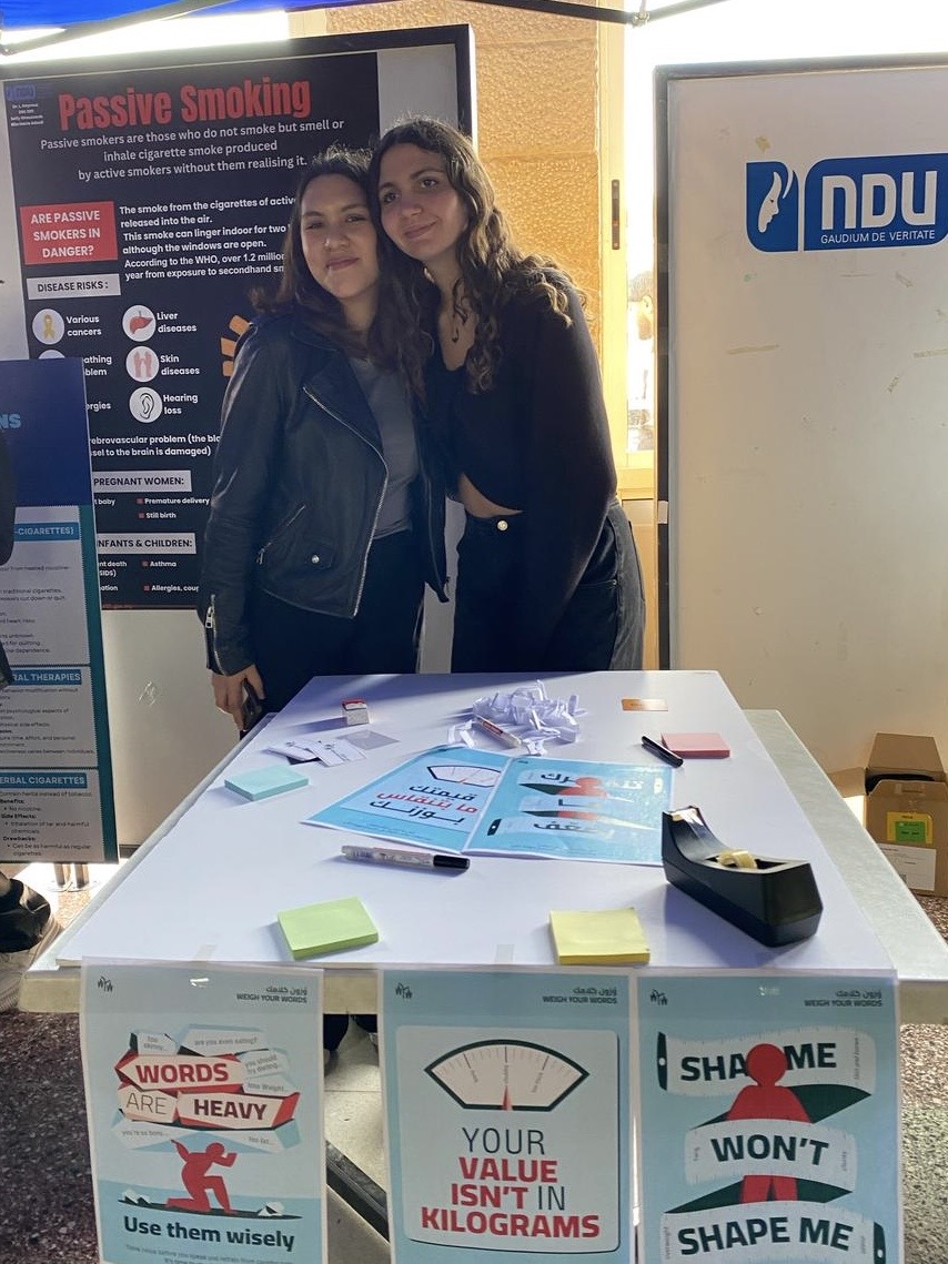 With Weigh Your Words, NDU students raise awareness on body shaming - L'Orient Today
