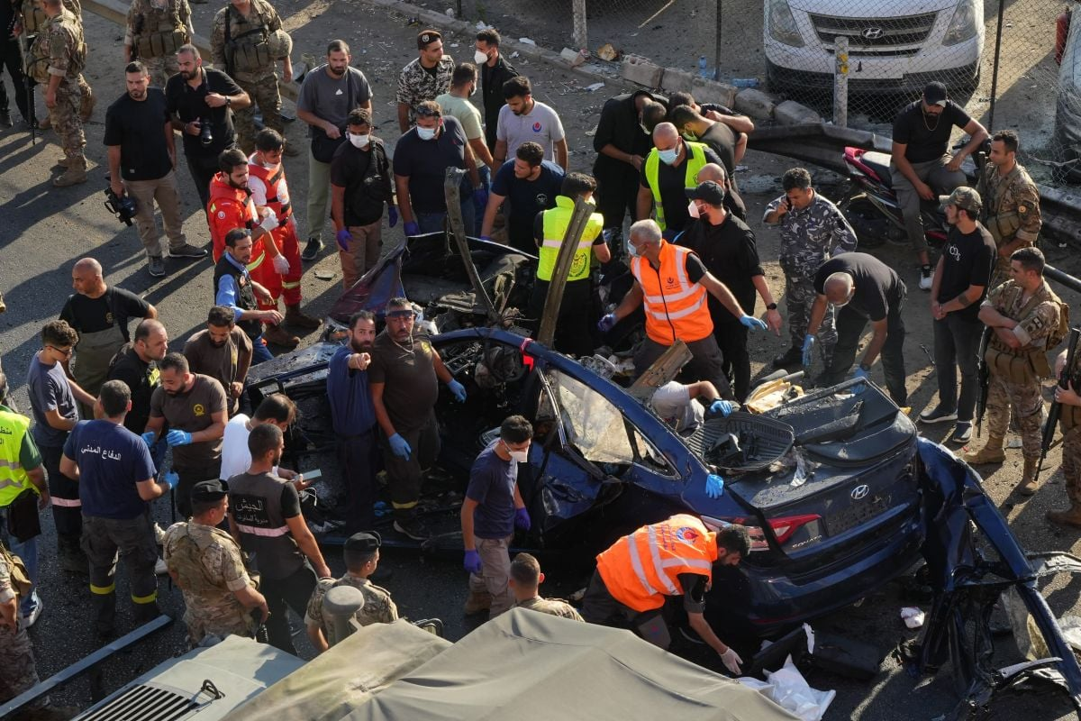 One killed, five injured in Israeli drone strike on car south of Beirut ...