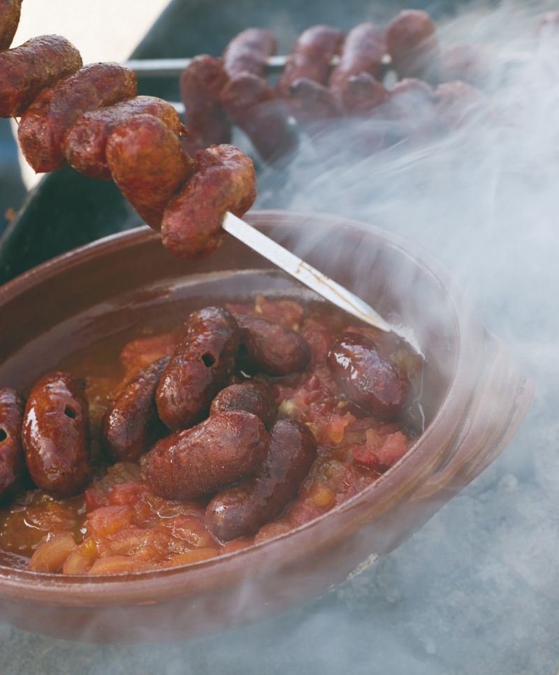 Soujouk (saucisses épicées) à la sauce citron-tomate d'Aline Kamakian ...