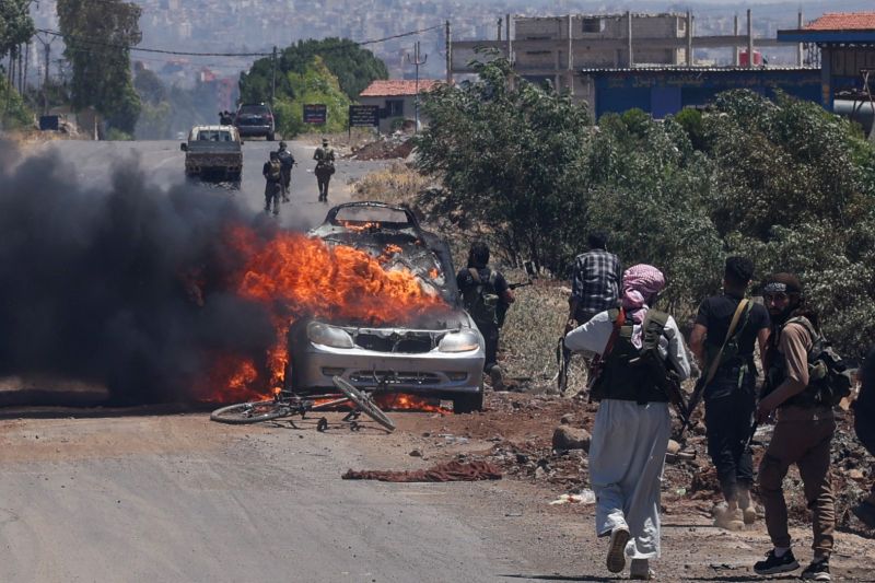 Clashes between Bedouins, Druze factions at entrance to Sweida - L ...