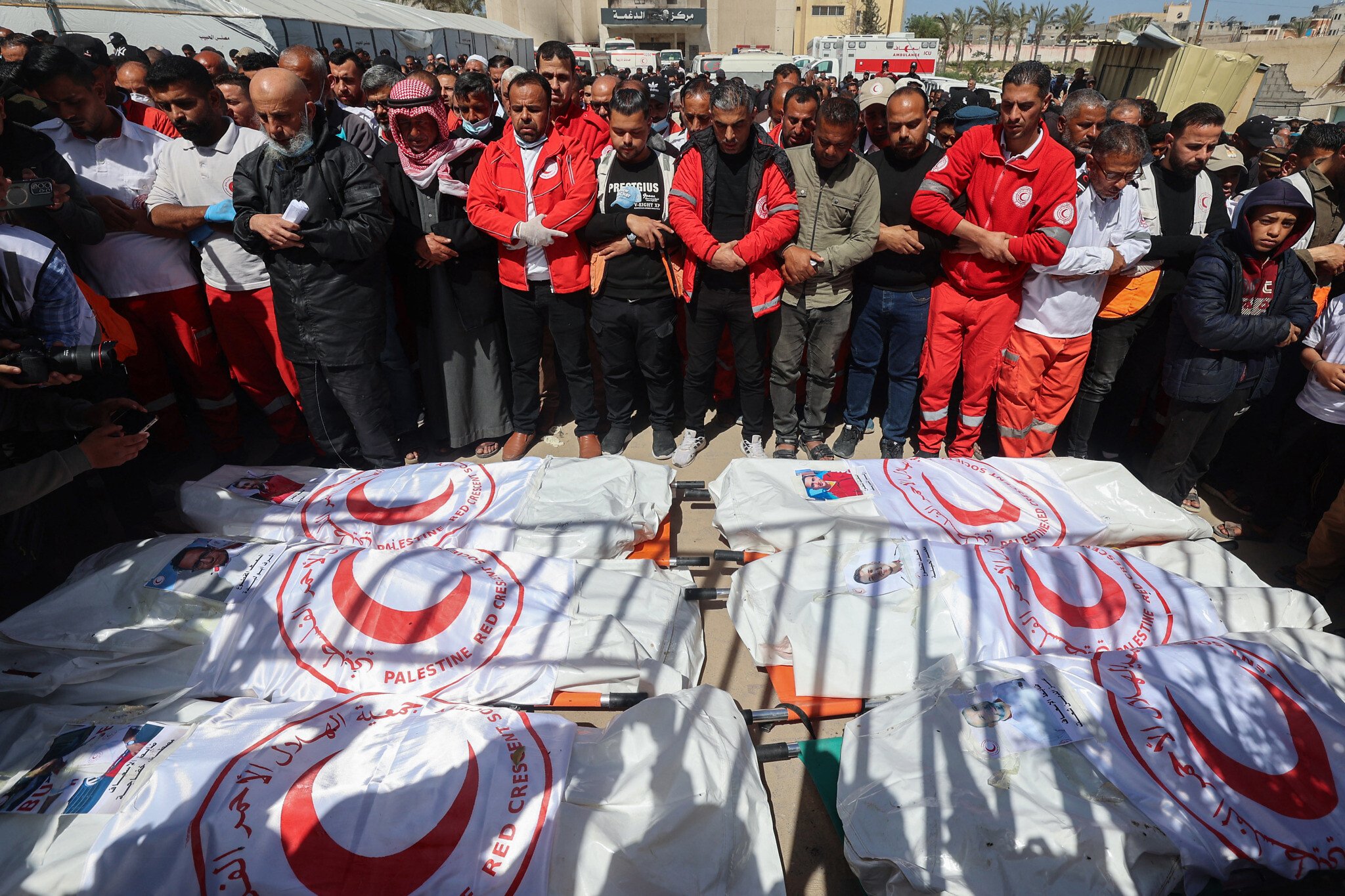 Palestinian Red Crescent says one staff killed in Israeli attack on ...