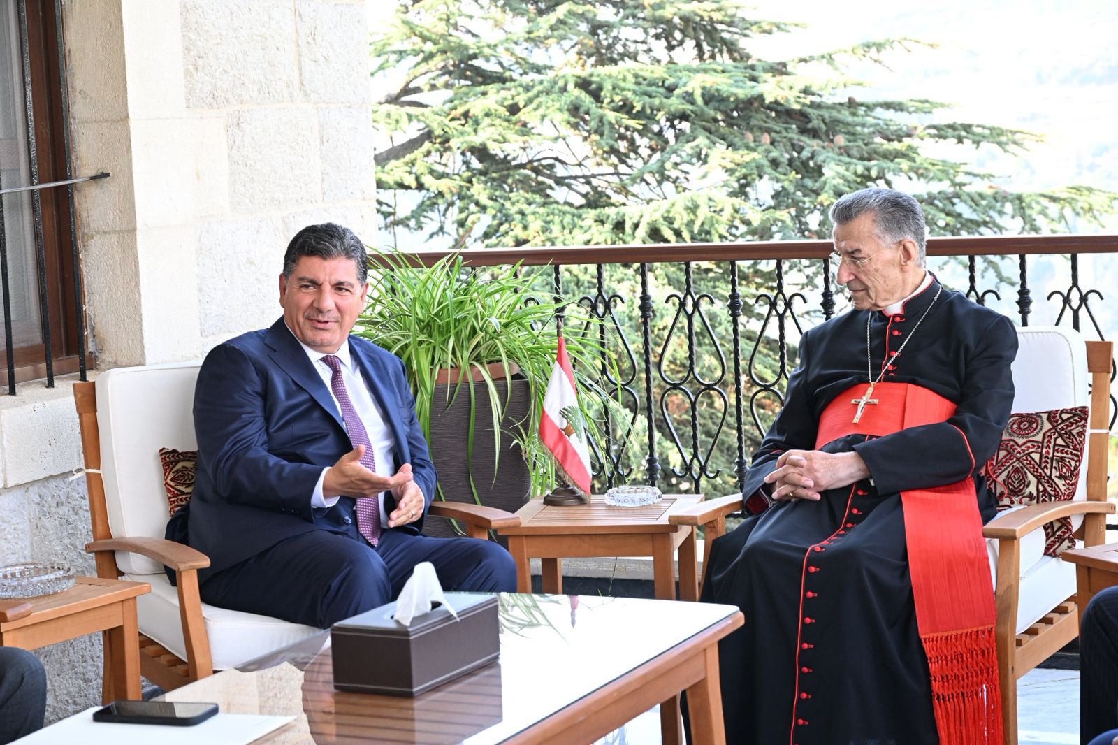 Bahaa Hariri meets Rai, cites 'national brotherhood between Muslims and ...