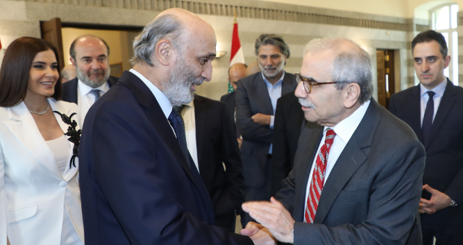 Geagea at Grand Serail: 'Everyone must comply with state's arms ...