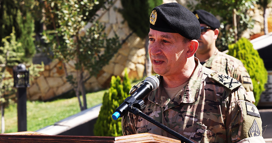 Lebanese Army Commander Rodolph Haykal visits southern Lebanon - L ...