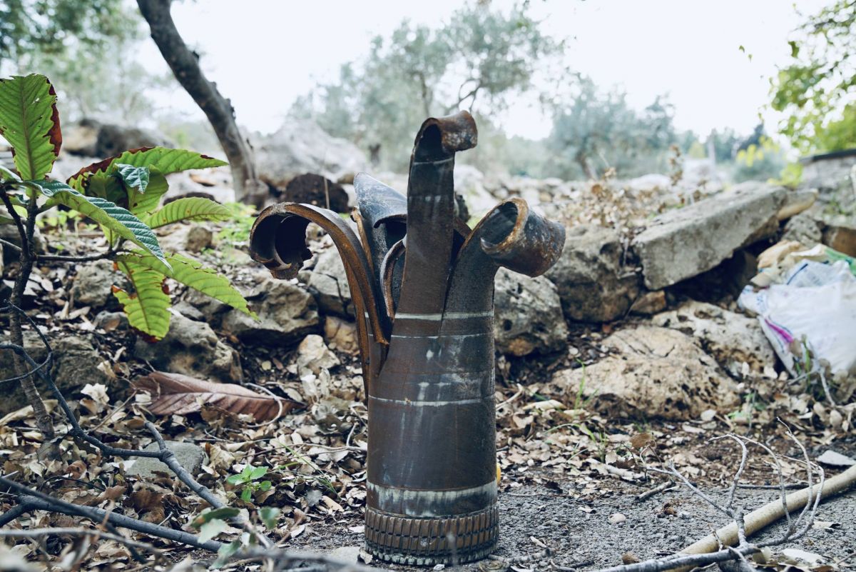 Israeli tanks seen opposite southern village of Aitaroun as villagers ...