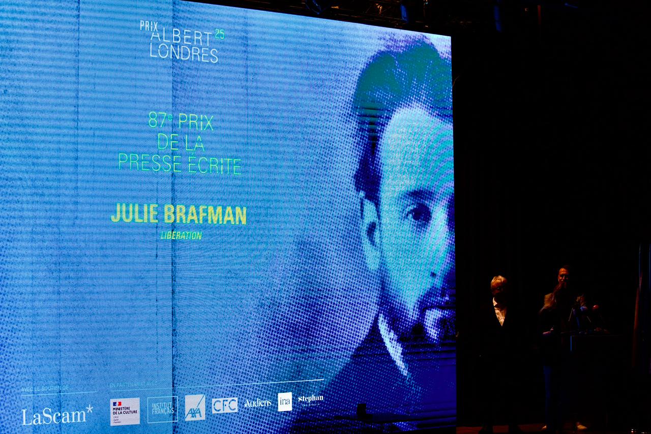 Julie Brafman wins the 87th Albert Londres Prize awarded in Beirut - L ...
