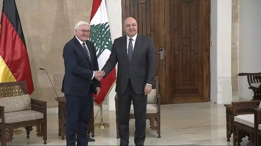 German president in Lebanon to 'ask Hezbollah, Israel to abide by cease ...